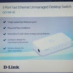 D-Link | Other | Dlink 5port Ethernet Switch New | Poshmark